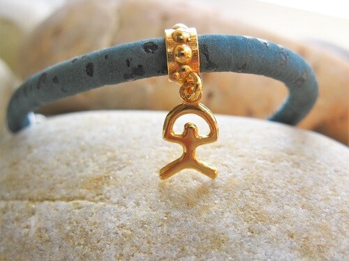 Gold filled Indalo bead bracelet | Indalo Camino good luck gifts