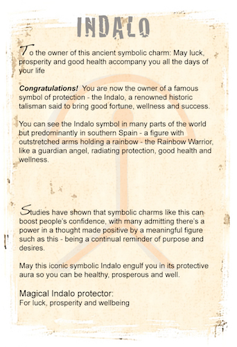 INDALO SYMBOL of WELLNESS and PROTECTION | Indalo Camino good luck gifts
